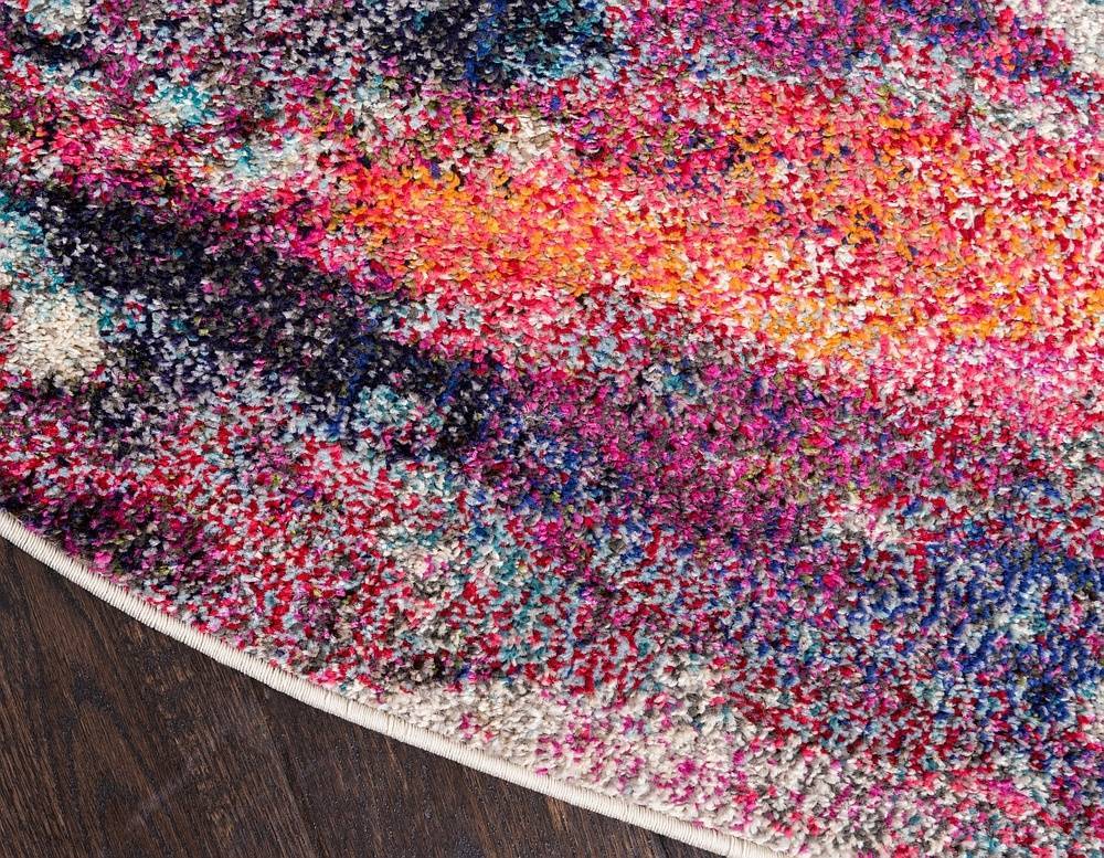 Zackery - Color Splash Faded Multi-Color Rug – Warmly
