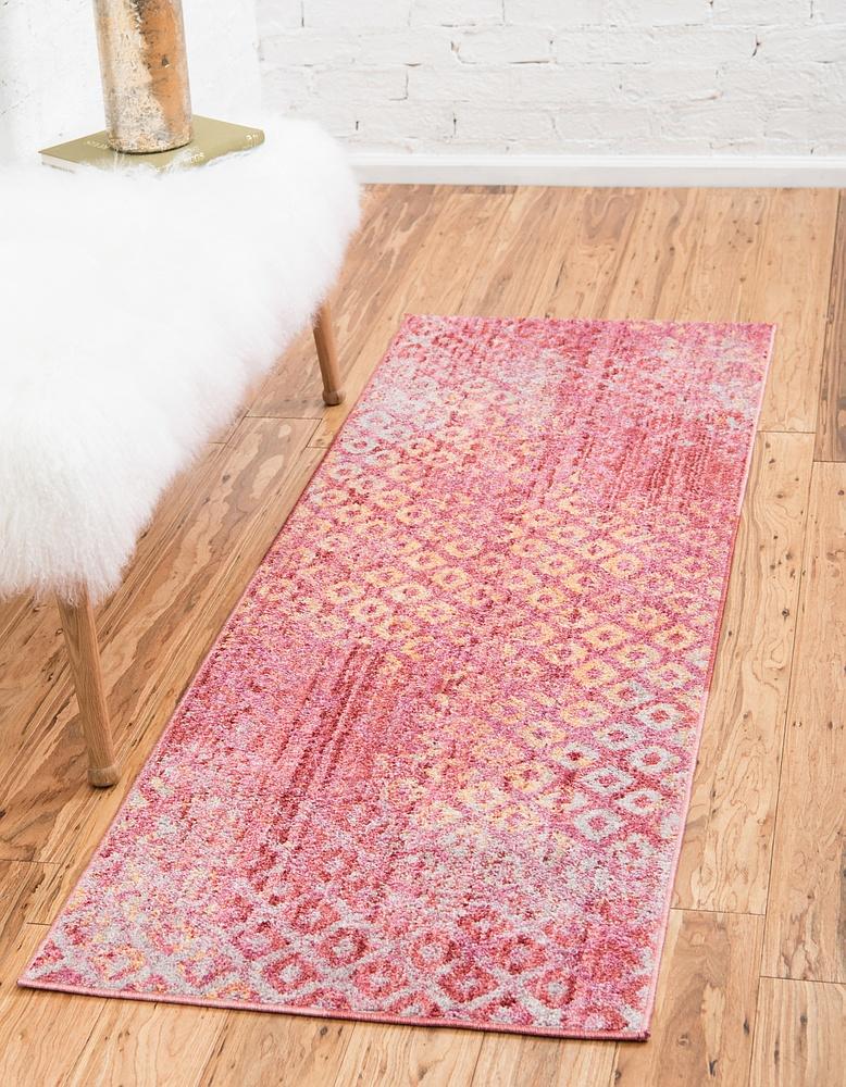 Devan - Rainbow Square Pattern Rug – Warmly