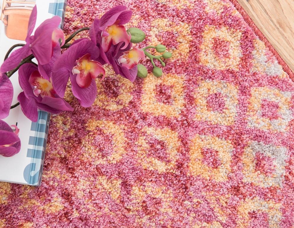 Devan - Rainbow Square Pattern Rug – Warmly