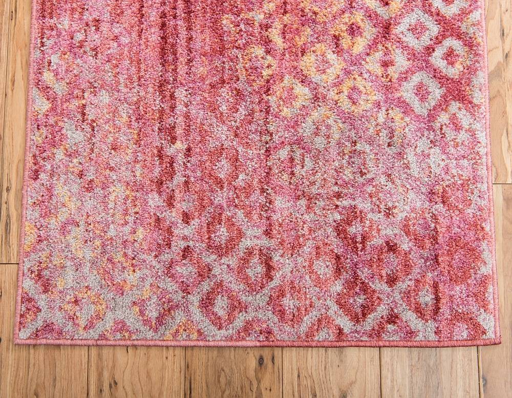 Devan - Rainbow Square Pattern Rug – Warmly