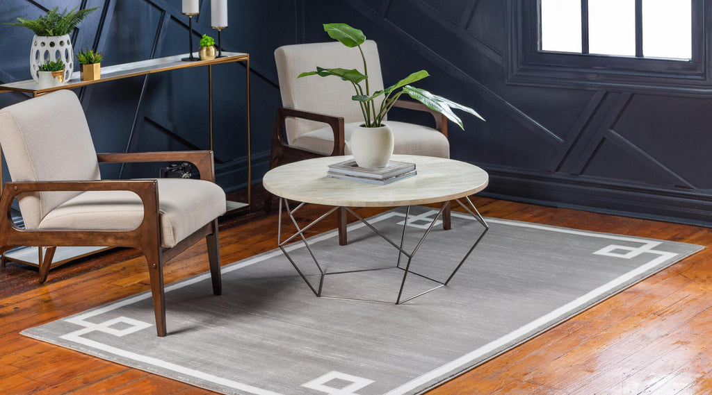 Dangelo - Modern European Border Rug – Warmly