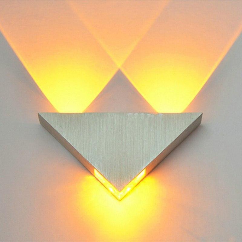 Modern LED Triangle Wall Lamp – Warmly
