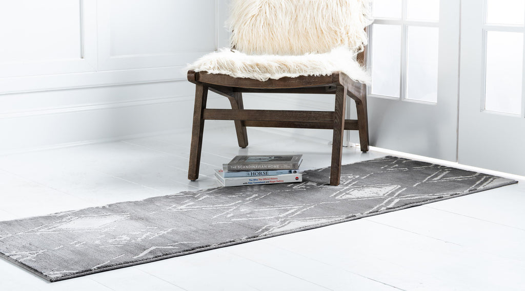 Jakobe - Faded Diamond Pattern Area Rug – Warmly