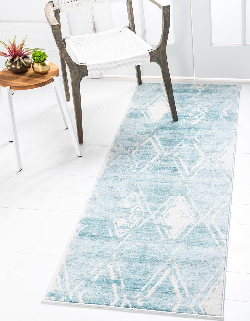 Jakobe - Faded Diamond Pattern Area Rug – Warmly