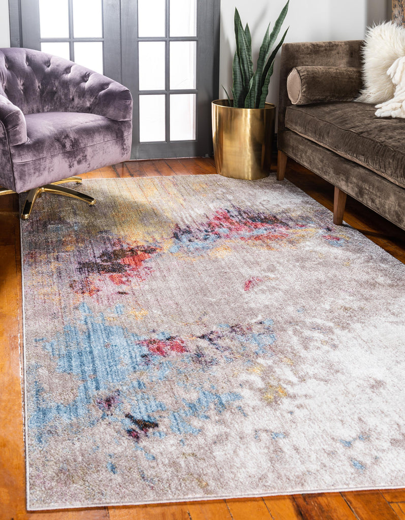 Ethen - Modern Gray Color Splash Rug – Warmly