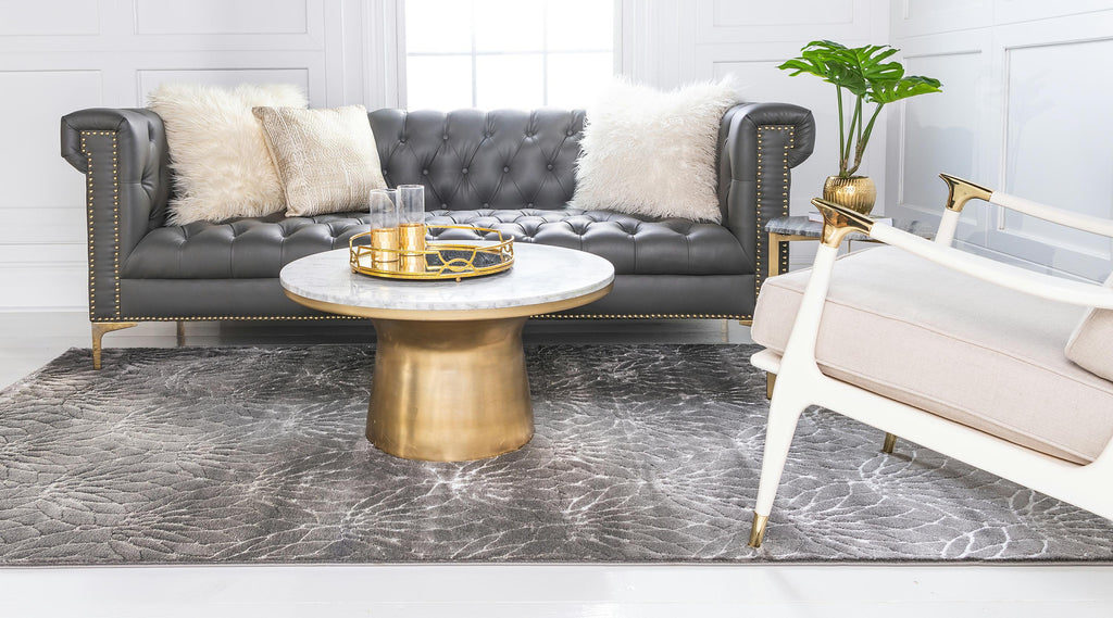 Ellison - Lotus Flower Pattern Luxury Rug – Warmly