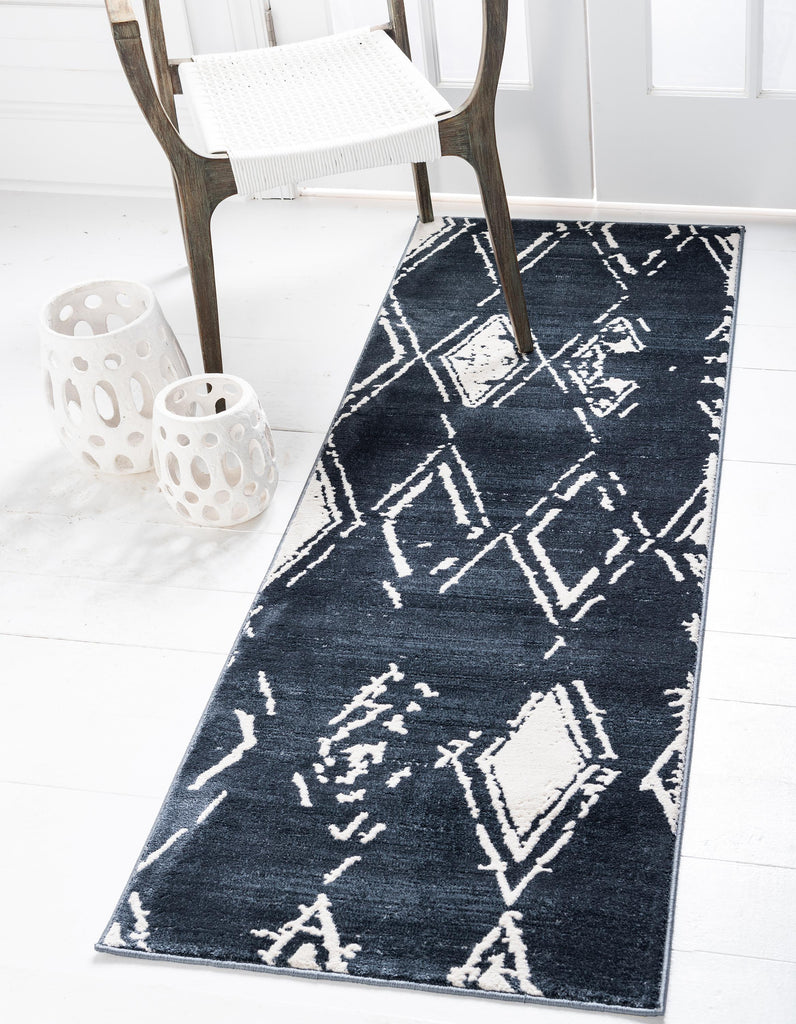 Jakobe - Faded Diamond Pattern Area Rug – Warmly