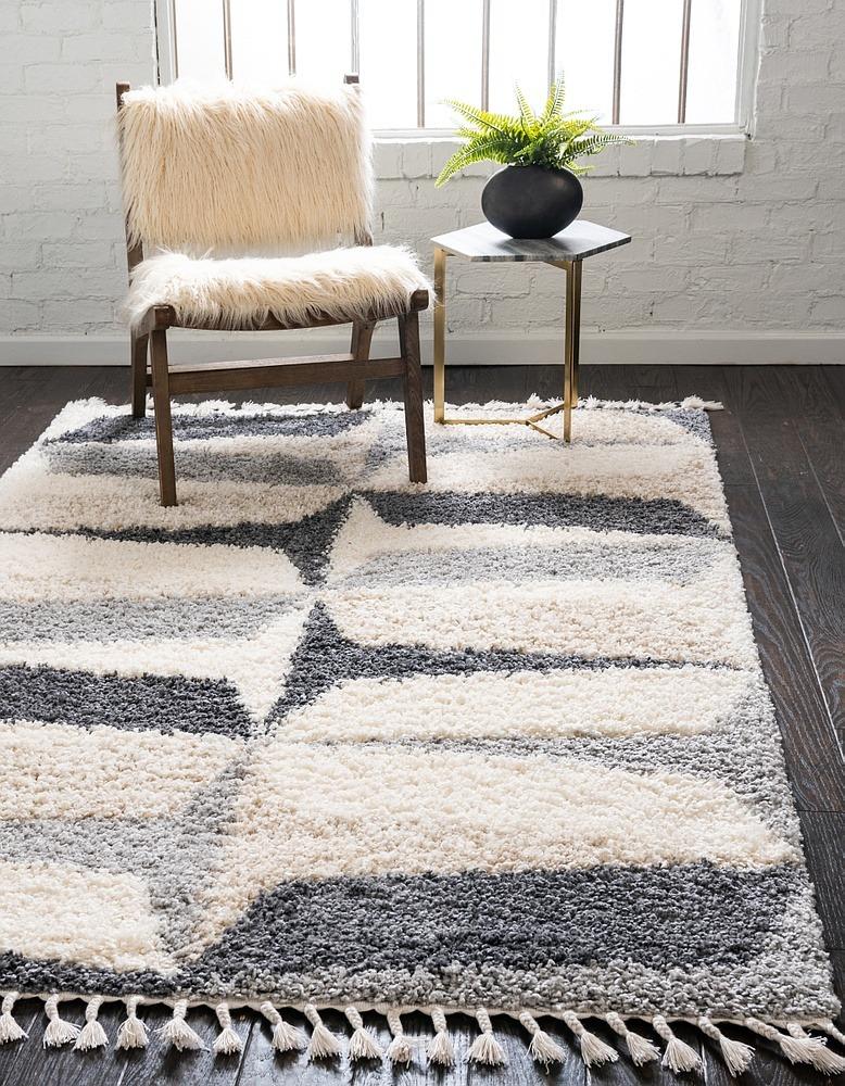 Jeramiah - Modern Shaggy Area Rug – Warmly