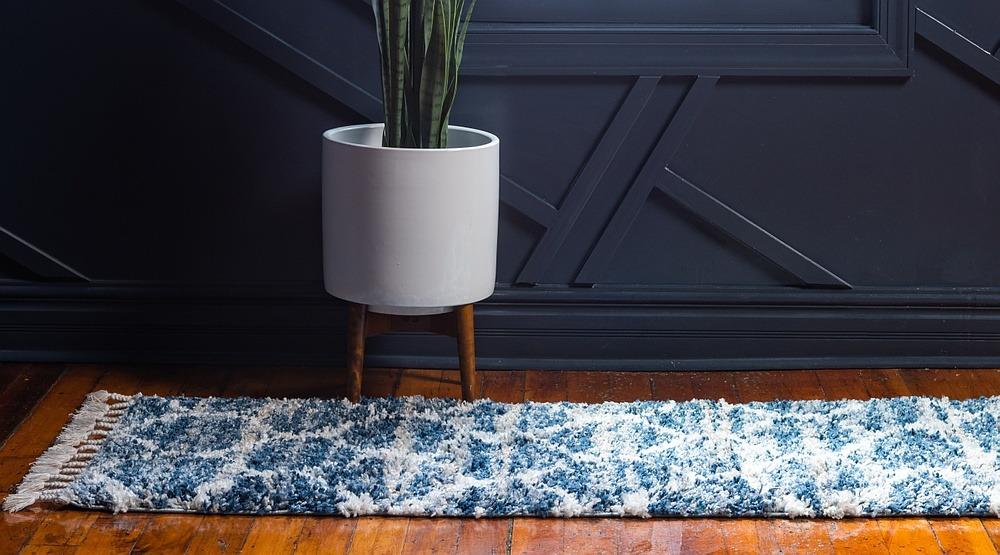 Broderick - Modern Pattern Shaggy Area Rug – Warmly