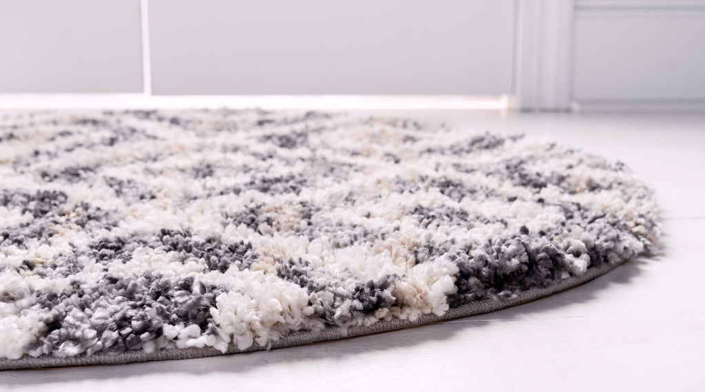 Roderick - Diamond Pattern Shaggy Rug – Warmly