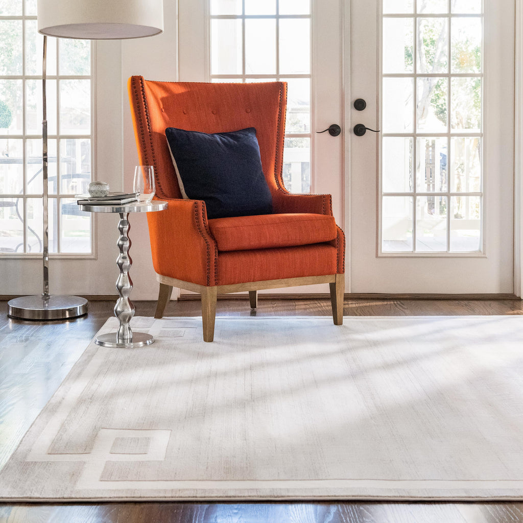 Dangelo - Modern European Border Rug – Warmly