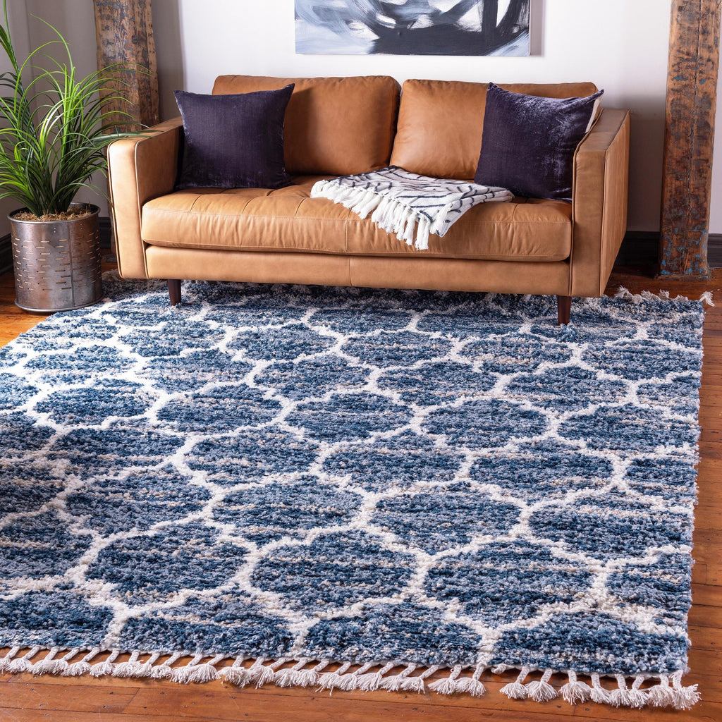 Broderick - Modern Pattern Shaggy Area Rug – Warmly