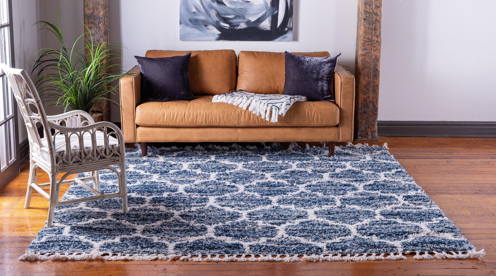 Broderick - Modern Pattern Shaggy Area Rug – Warmly