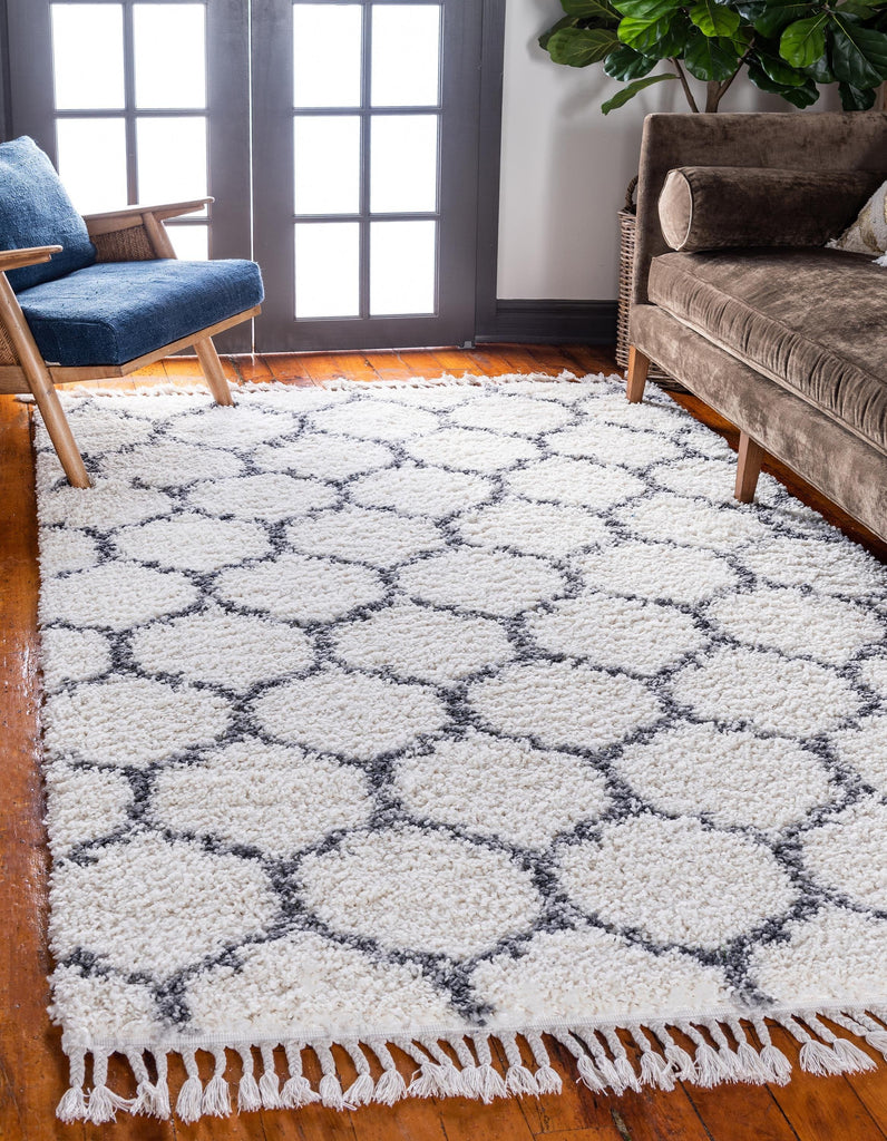 Broderick - Modern Pattern Shaggy Area Rug – Warmly