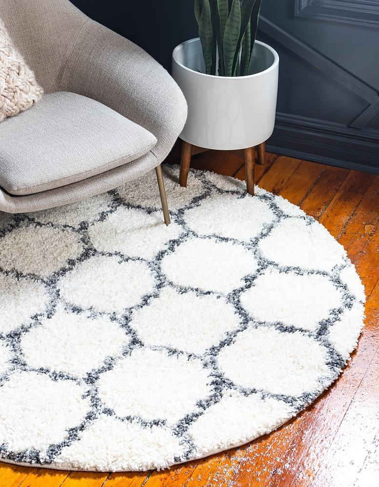 Broderick - Modern Pattern Shaggy Area Rug – Warmly