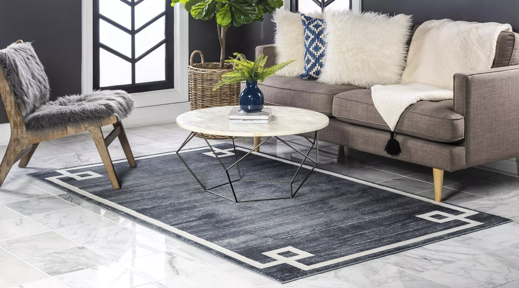 Dangelo - Modern European Border Rug – Warmly
