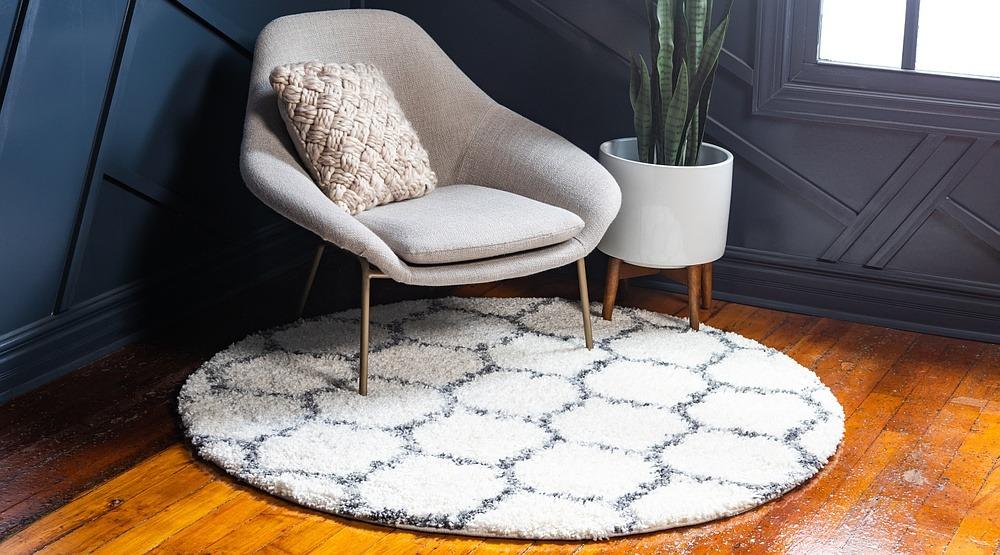 Broderick - Modern Pattern Shaggy Area Rug – Warmly