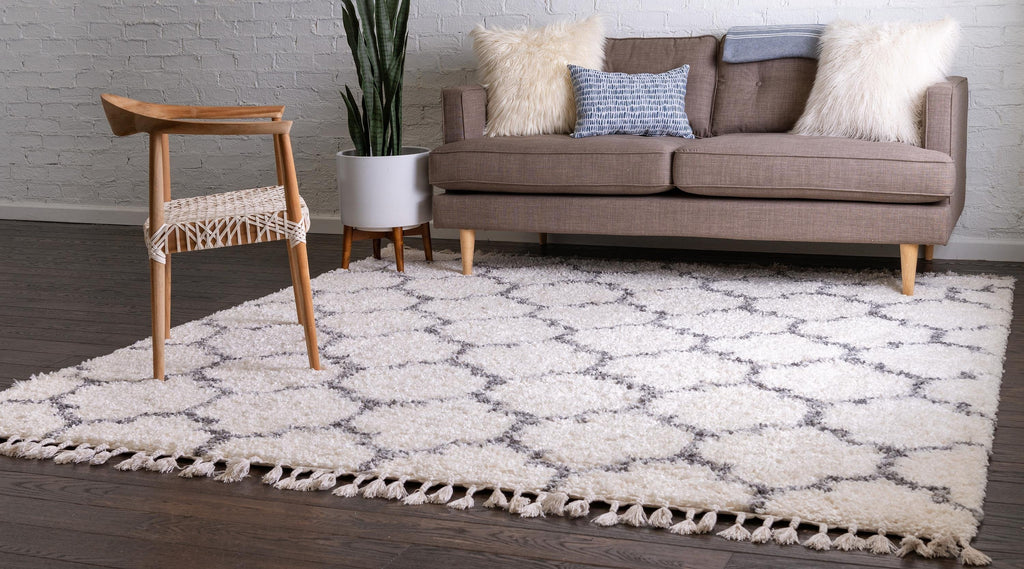 Broderick - Modern Pattern Shaggy Area Rug – Warmly