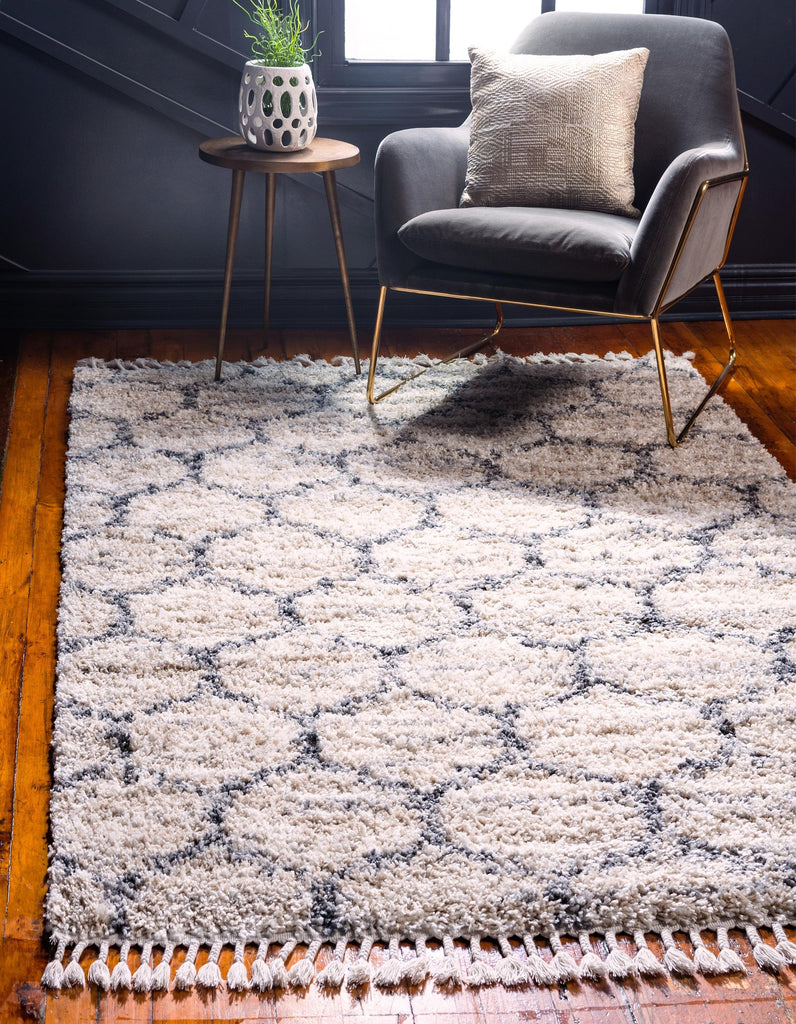Broderick - Modern Pattern Shaggy Area Rug – Warmly