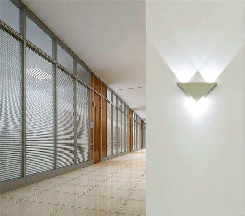 Modern LED Triangle Wall Lamp – Warmly