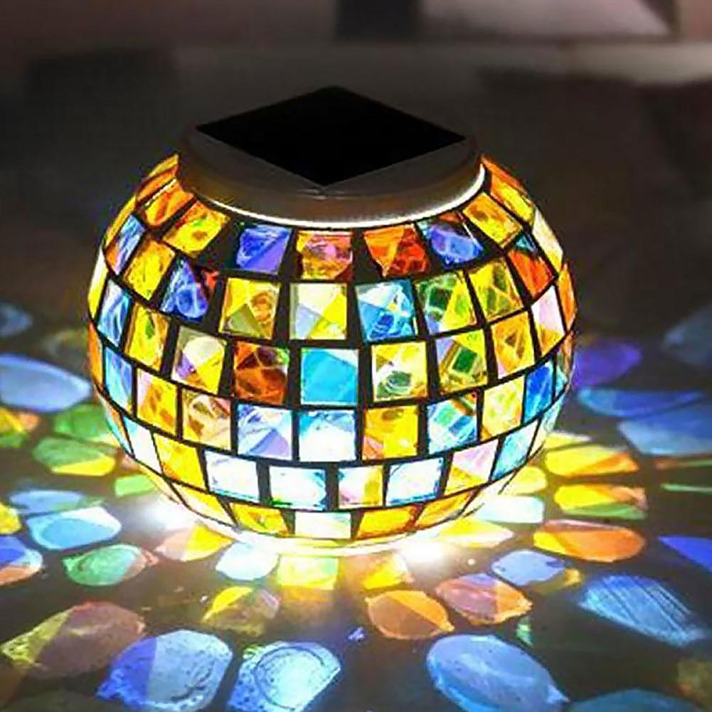 Mosaic LED Garden Light – Warmly