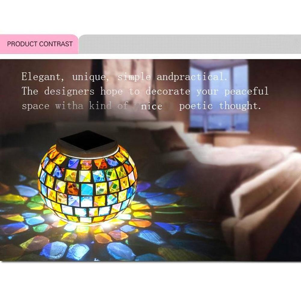 Mosaic LED Garden Light – Warmly