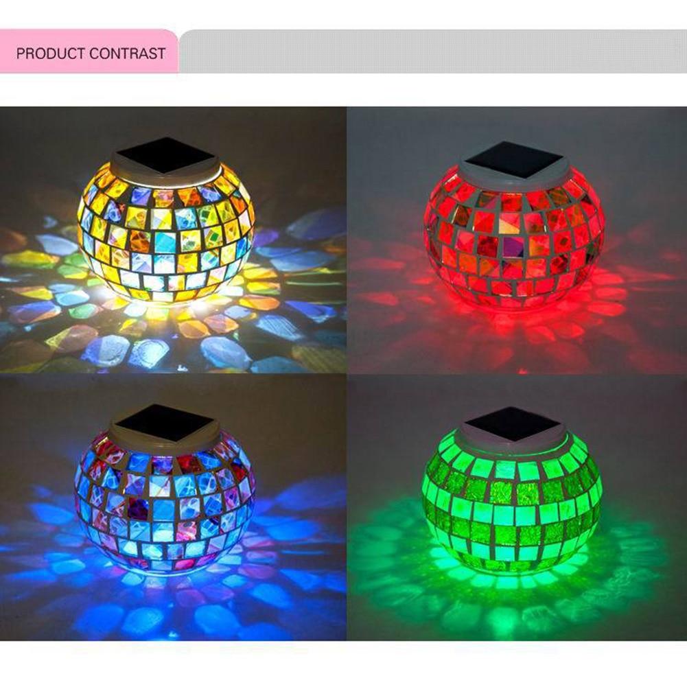 Mosaic LED Garden Light – Warmly