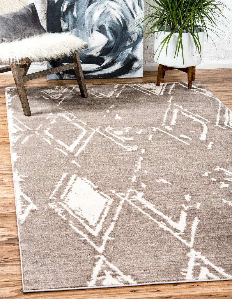 Jakobe - Faded Diamond Pattern Area Rug – Warmly