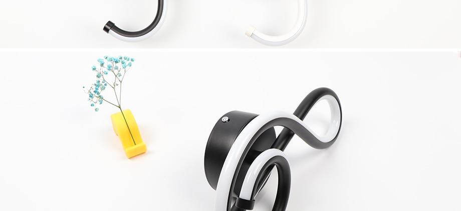 LED Music Note Wall Lamp – Warmly