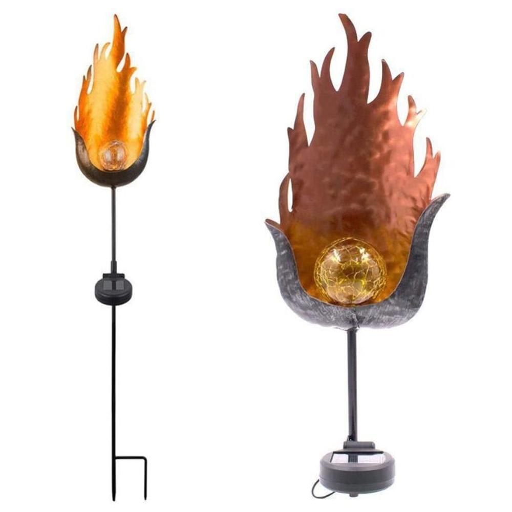 LED Artificial Flame Garden Light – Warmly
