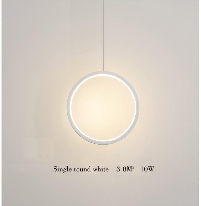 Kavita - Circular LED Hanging Light – Warmly