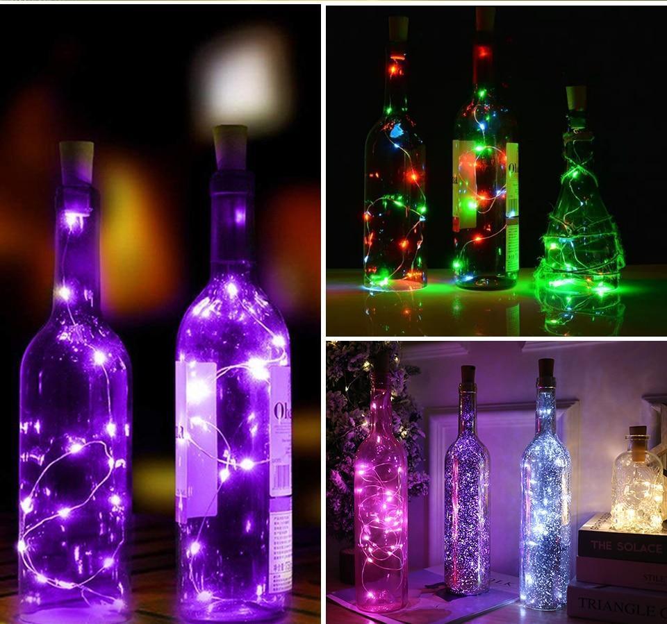 Brightly - LED Wine Bottle Fairy Lights – Warmly