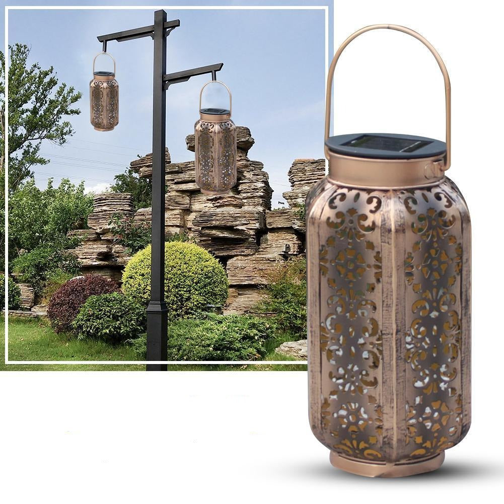 Soraya - LED Solar Powered Outdoor Moroccan Lamp – Warmly