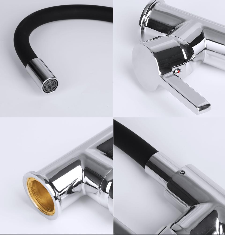 Lodge - Rotating Flexible Kitchen Faucet – Warmly