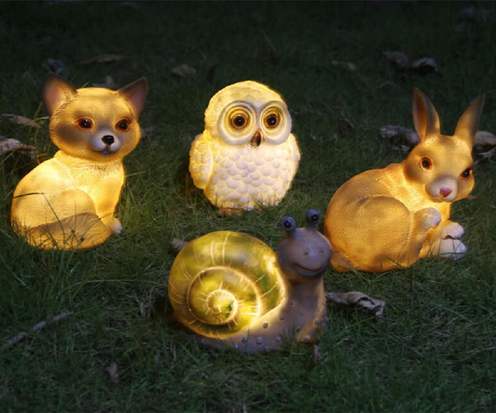 Woodland Animals LED Garden Lights – Warmly