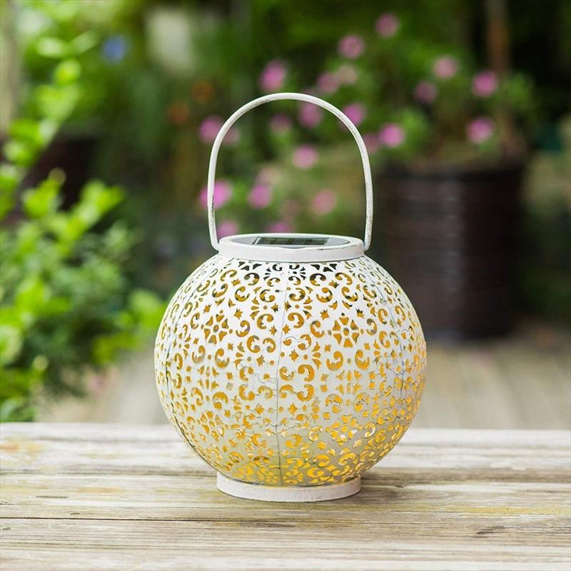 Bode - Round Solar Hanging Shadow Cast Lantern – Warmly