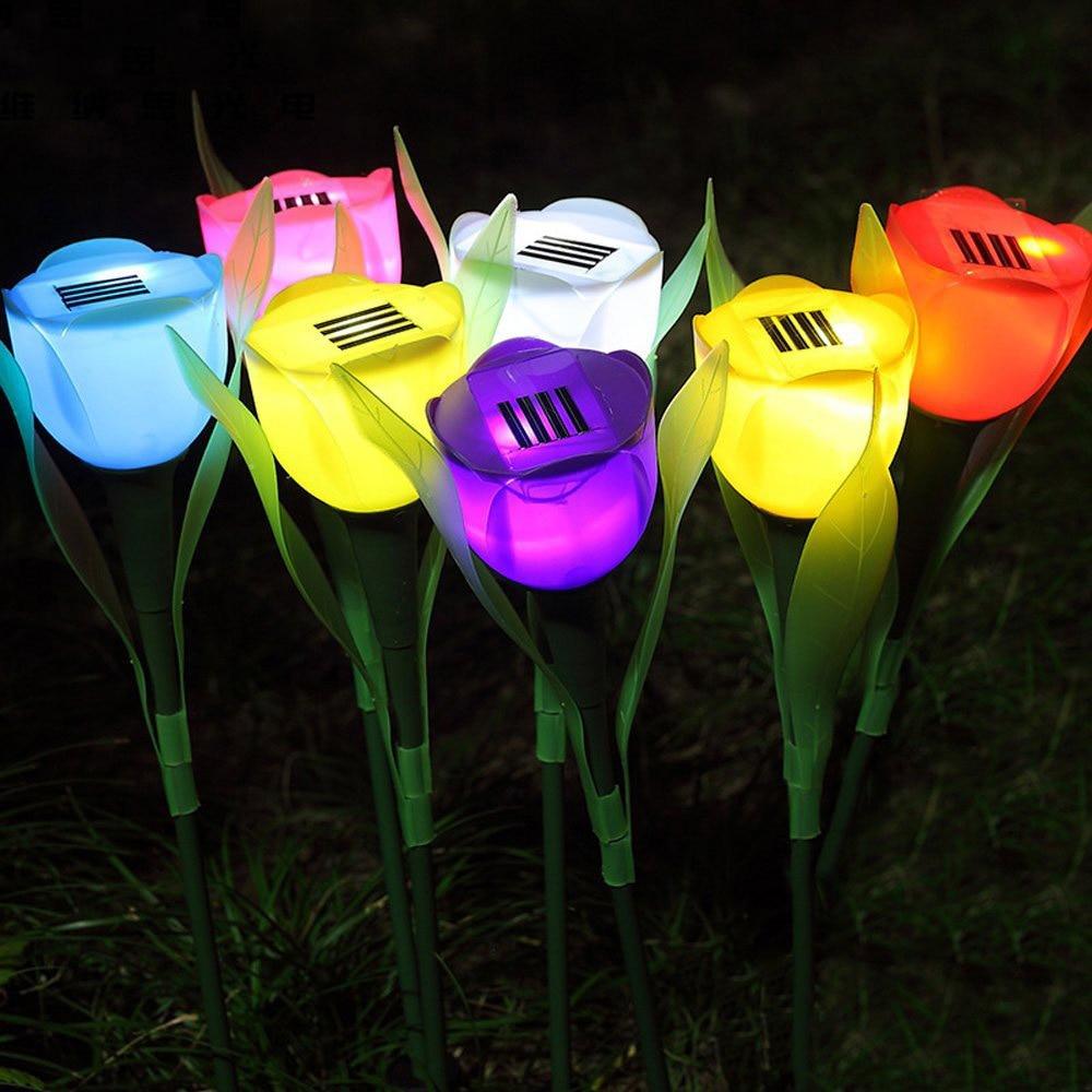 Tulip Flower Solar Garden Light – Warmly