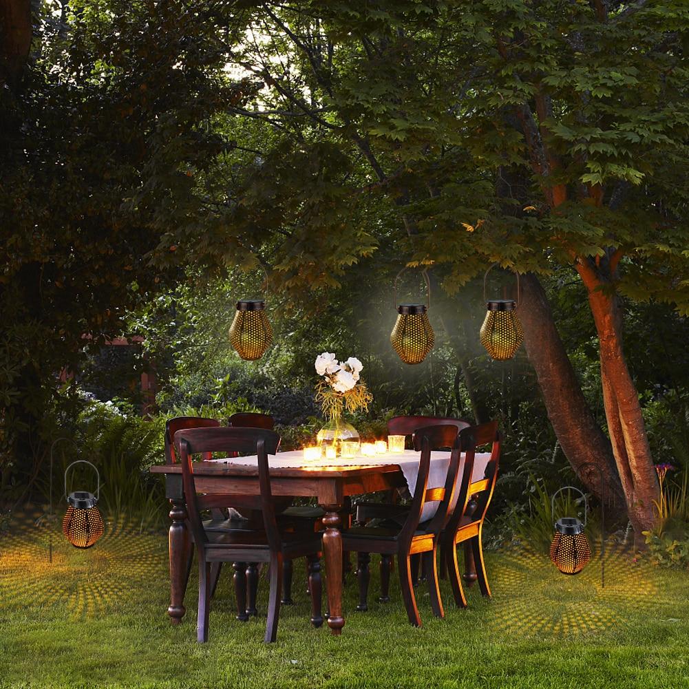 Zaid - Solar Outdoor Shadow Cast Lantern – Warmly