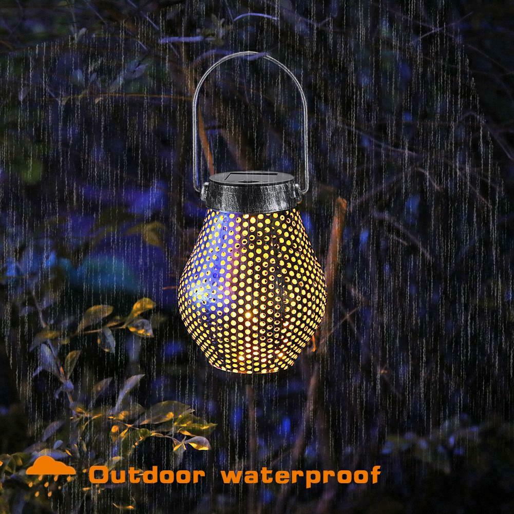 Zaid - Solar Outdoor Shadow Cast Lantern – Warmly