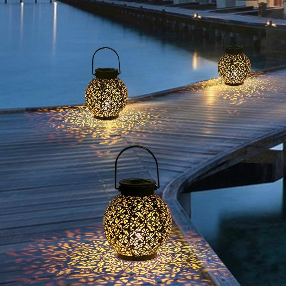 Imane - Outdoor Shadow Cast Lantern – Warmly