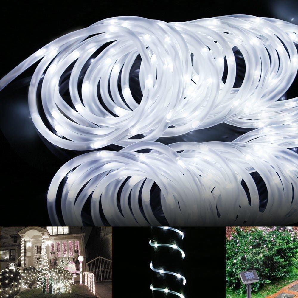 LED Solar Tube String Garden Lights – Warmly