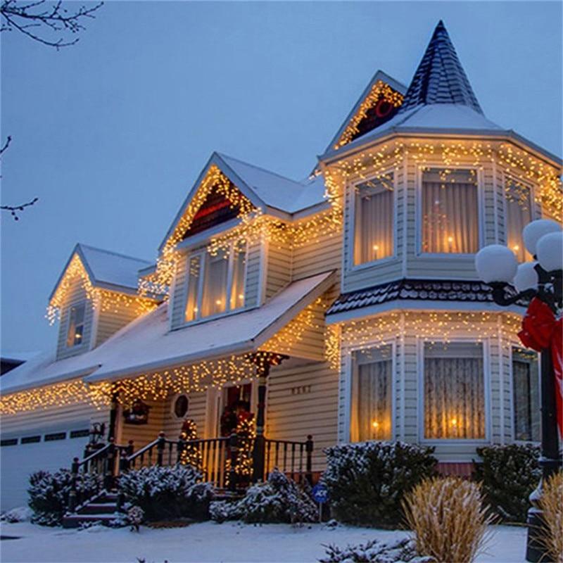 LED Outdoor Droop String Lights – Warmly