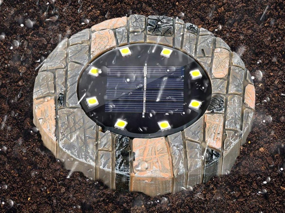 Stone Solar Pathway Light – Warmly