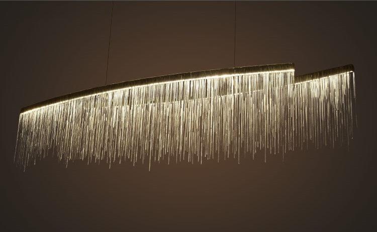 Clio - LED Raindrop Chandelier – Warmly