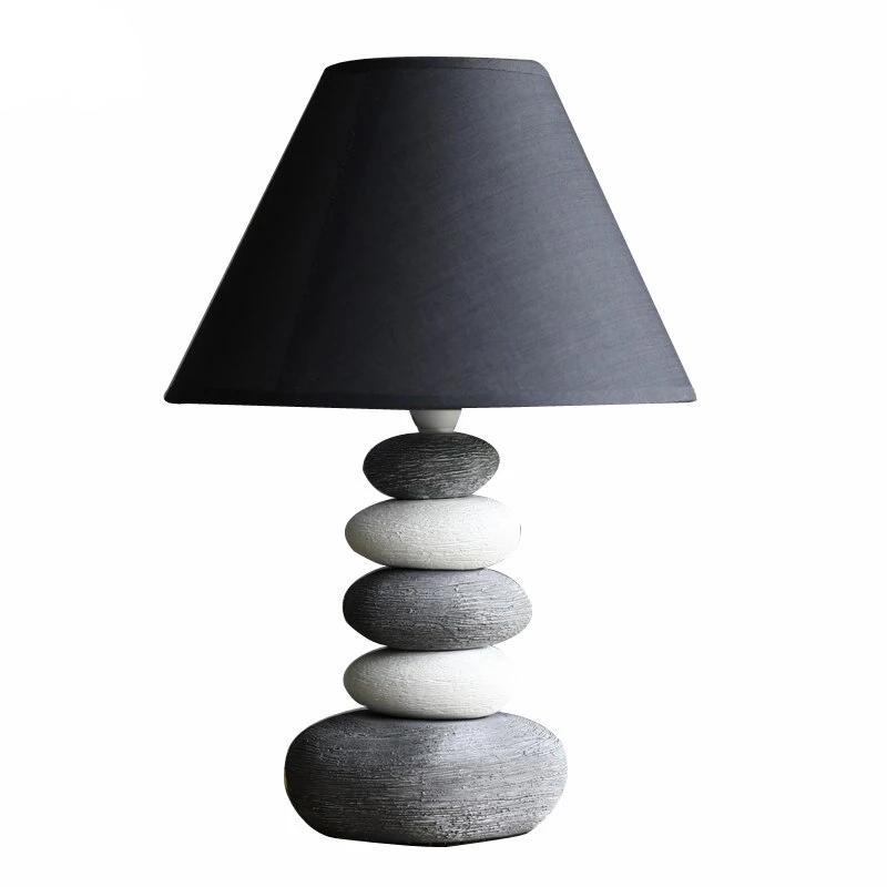 Stonia - Modern Ceramic Stone Pile Lamp – Warmly
