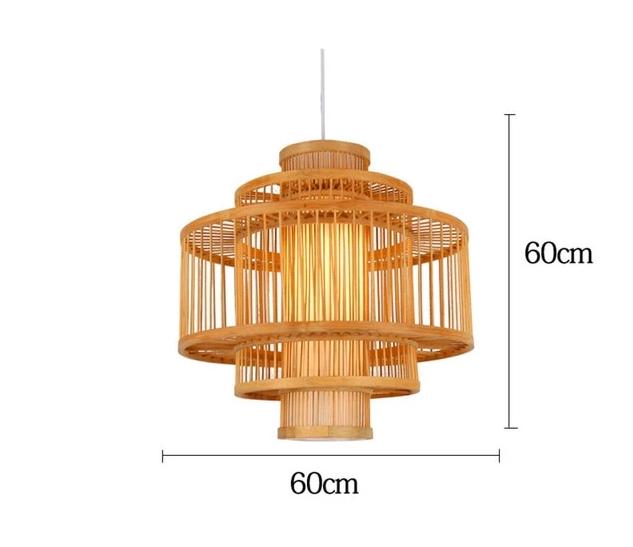 Calico - Bamboo Pendant Hanging Light – Warmly