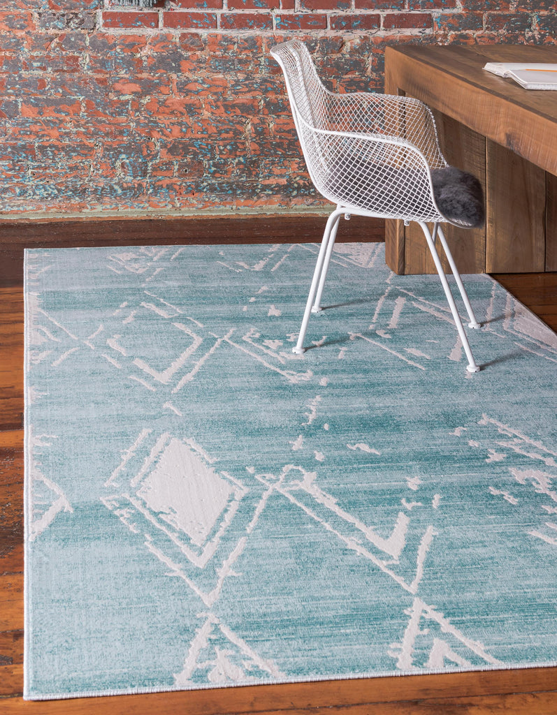 Jakobe - Faded Diamond Pattern Area Rug – Warmly