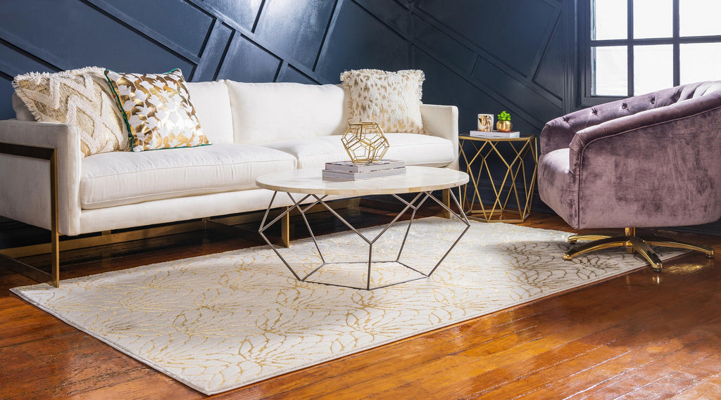 Ellison - Lotus Flower Pattern Luxury Rug – Warmly